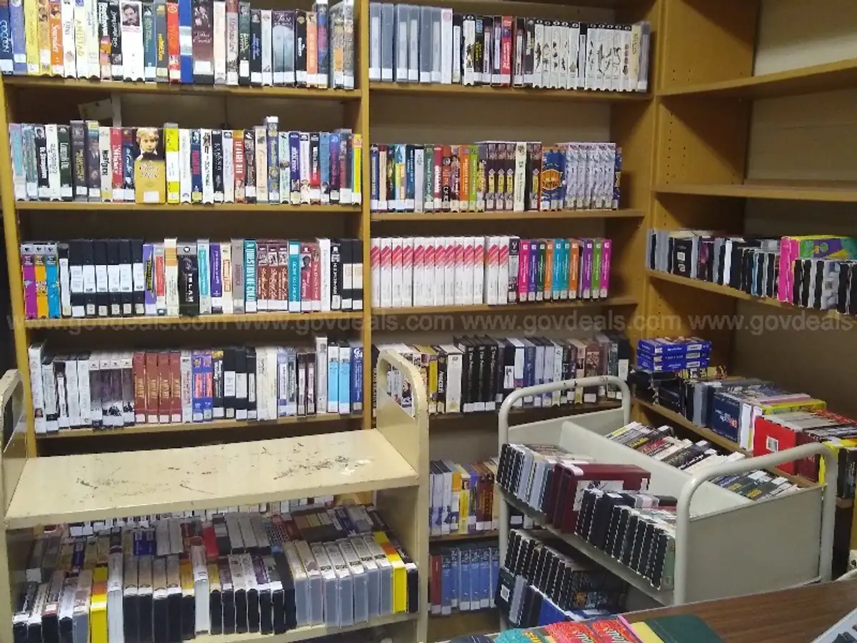 Lot of School Library VHS tapes | GovDeals