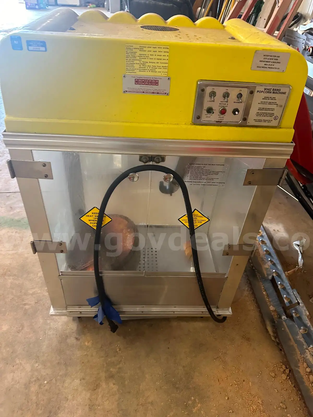 Whiz Bang Popcorn Machine | AllSurplus