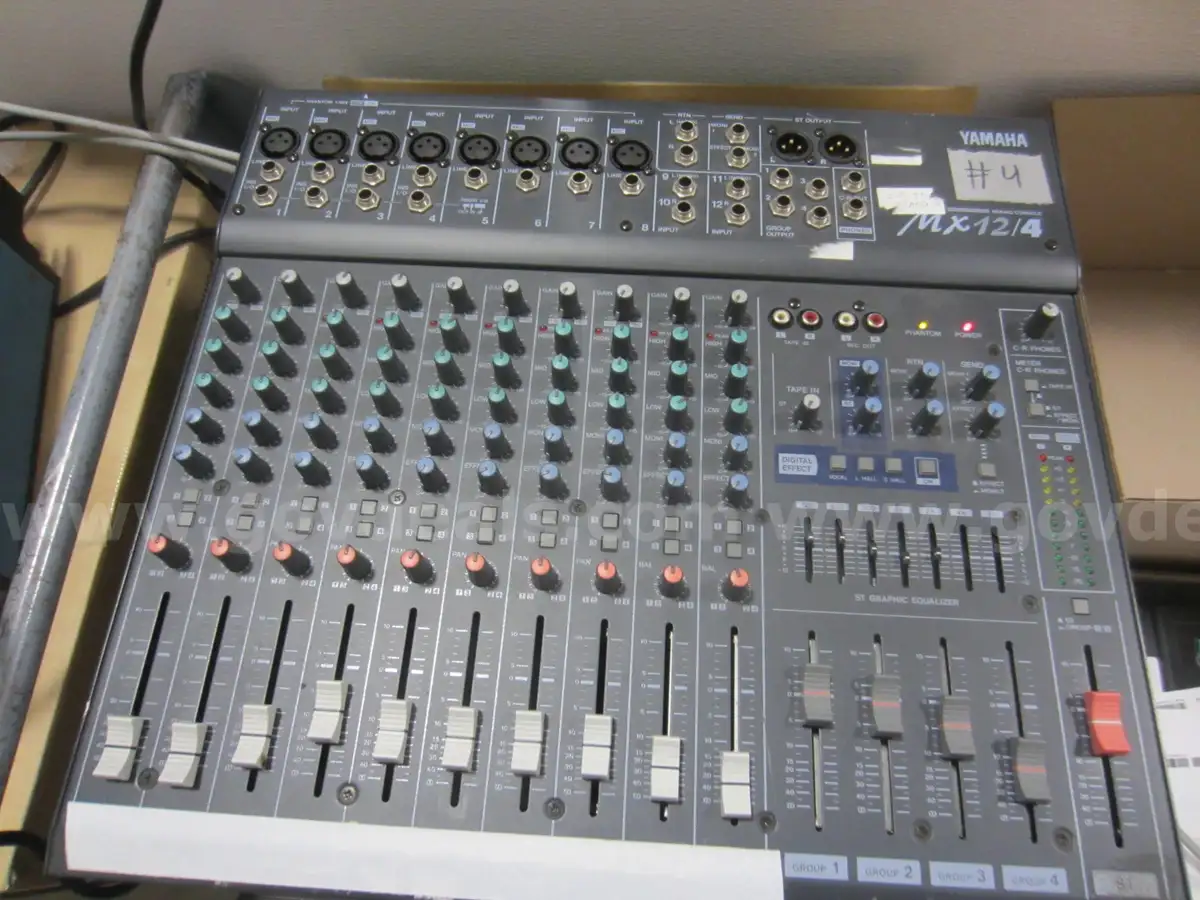 Yamaha MX 12/4 Mixing Console | AllSurplus