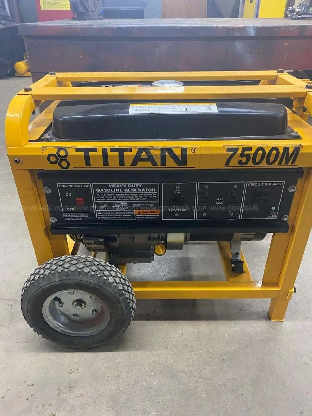 Titan 7500M Industrial Generator | AllSurplus