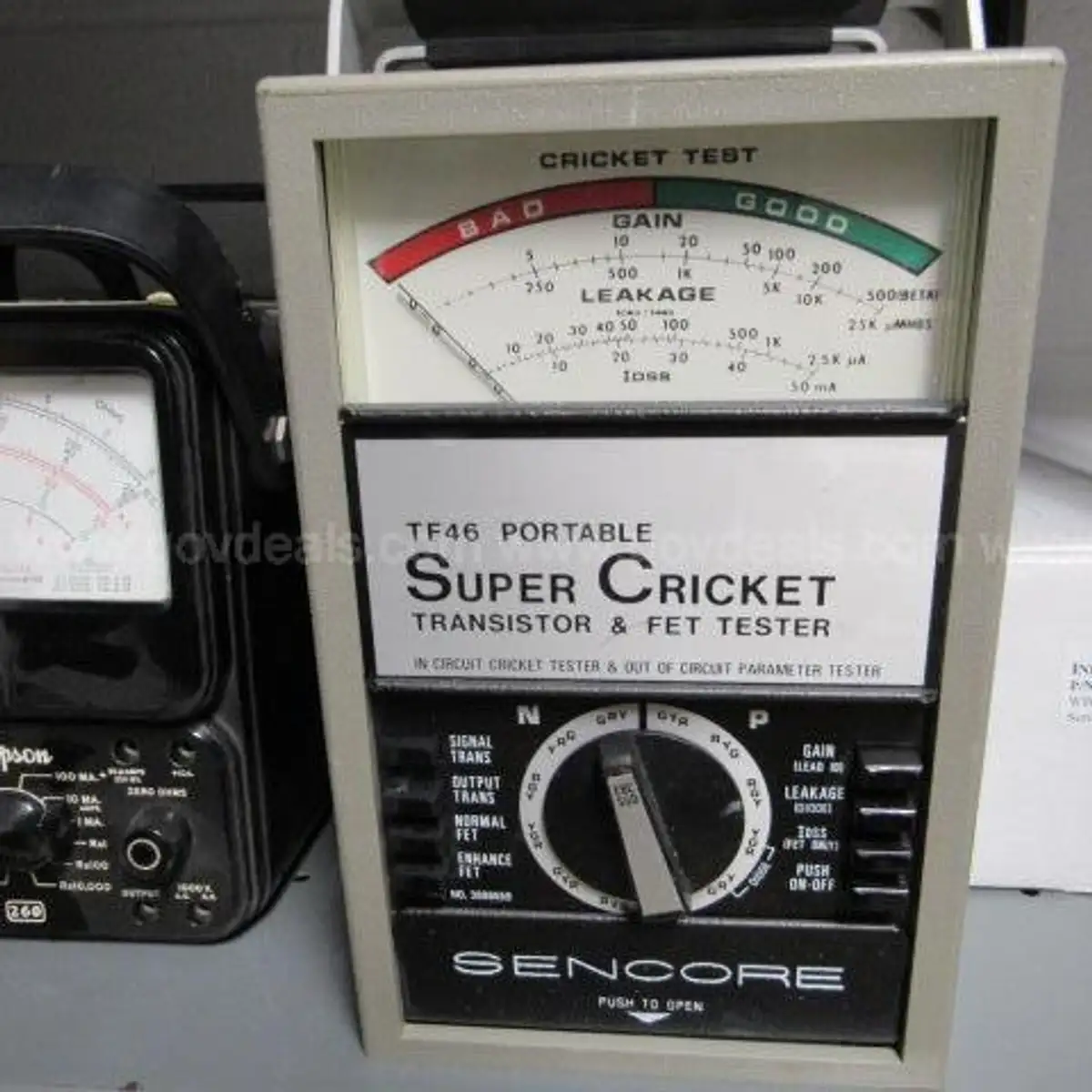 (2) TF46 Portable Super Cricket Transistor & FET Tester | AllSurplus