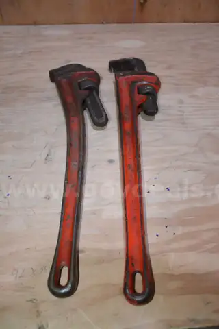 Two Pipe Wrenches | AllSurplus