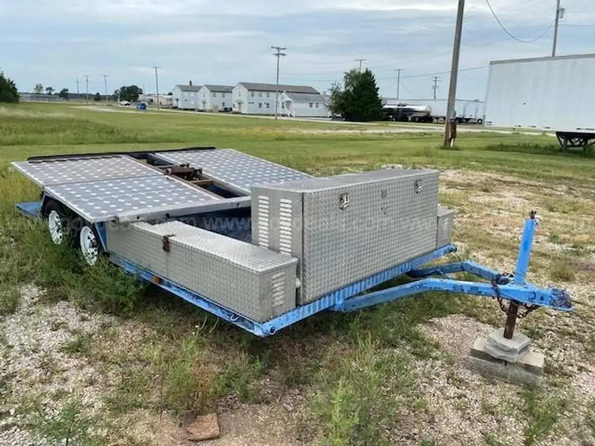 97 Homemade Flatbed Trailer | AllSurplus