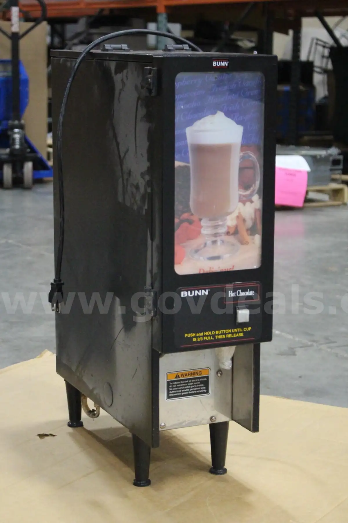 BUNN Hot Chocolate Dispenser – Model FMD-1 – Powers On | AllSurplus