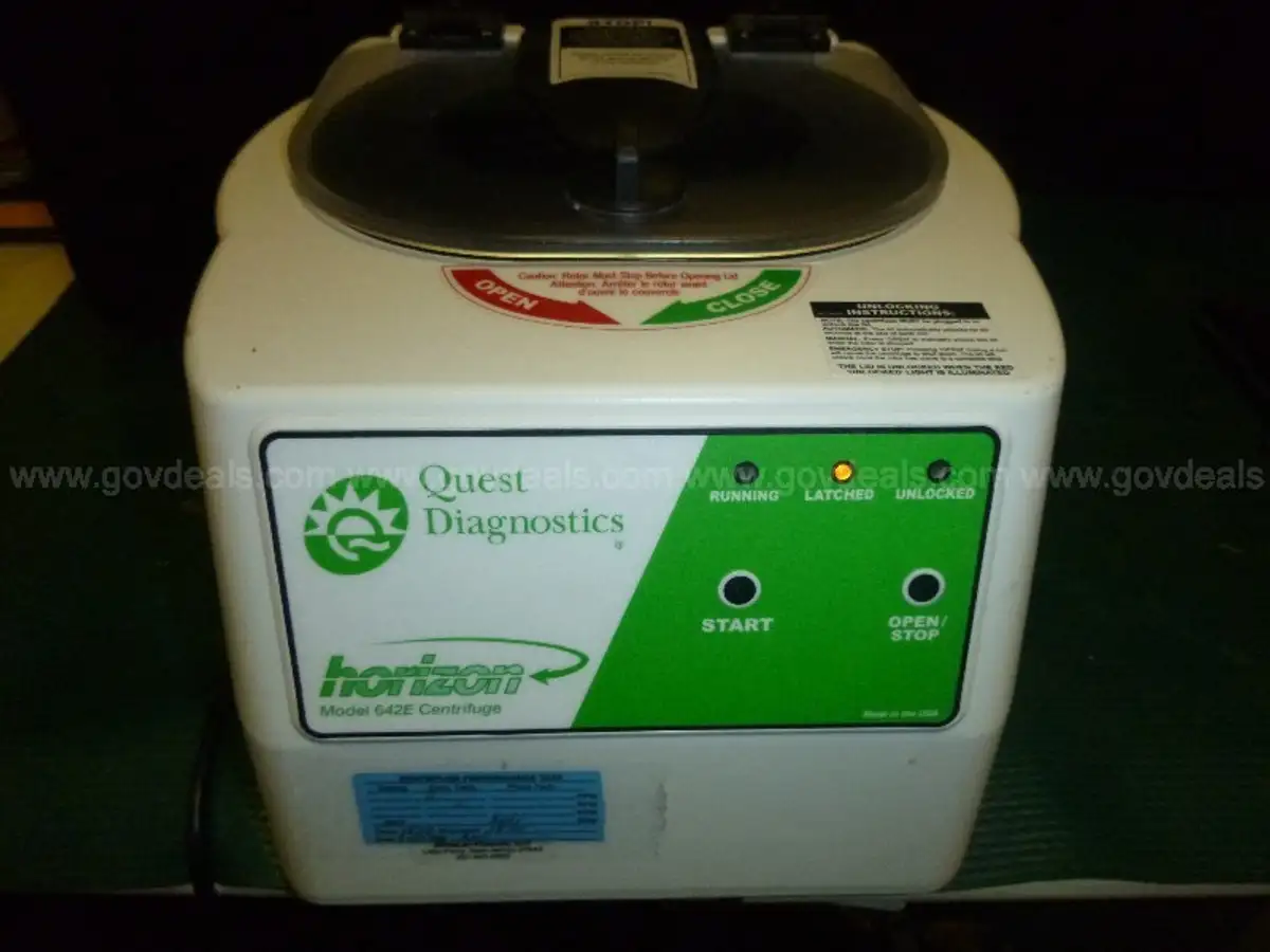 Quest Diagnostics Horizon Centrifuge Model 642E / DYNAME– 5 UNITS ...