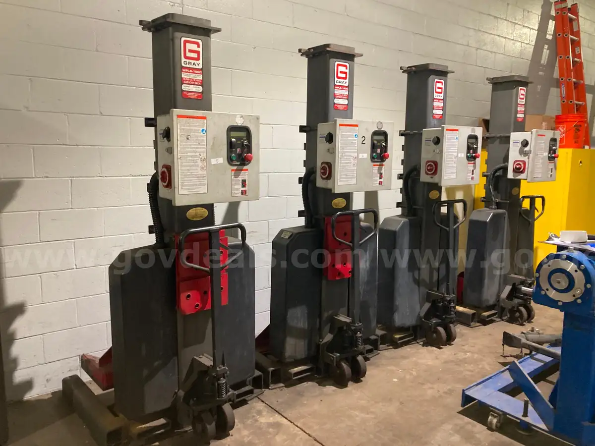 Gray WRLS-180C Wireless Portable Lift System - 4 units (18,000 pound ...