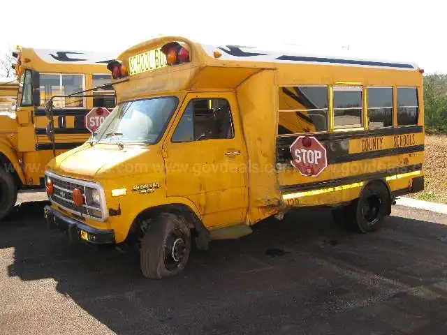 JUNKED 1996 Chevrolet G30 Mini-School Bus | GovDeals