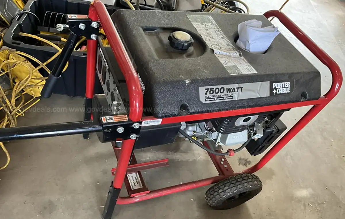 Porter Cable Generator | AllSurplus