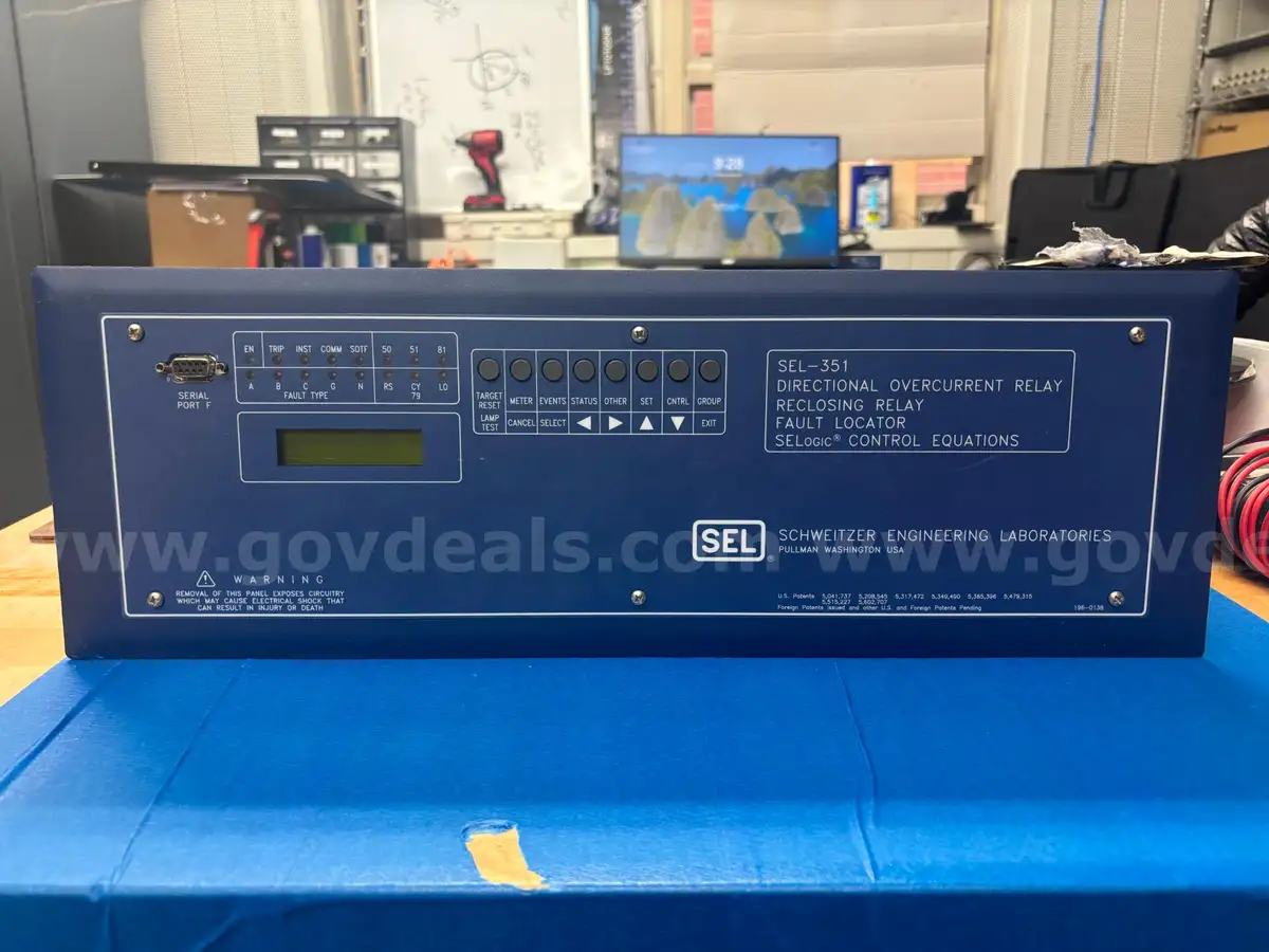 SEL 351 RELAY | GovDeals