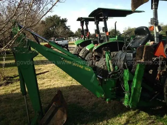 John Deere 5210 Front Loader/Backhoe | GovDeals