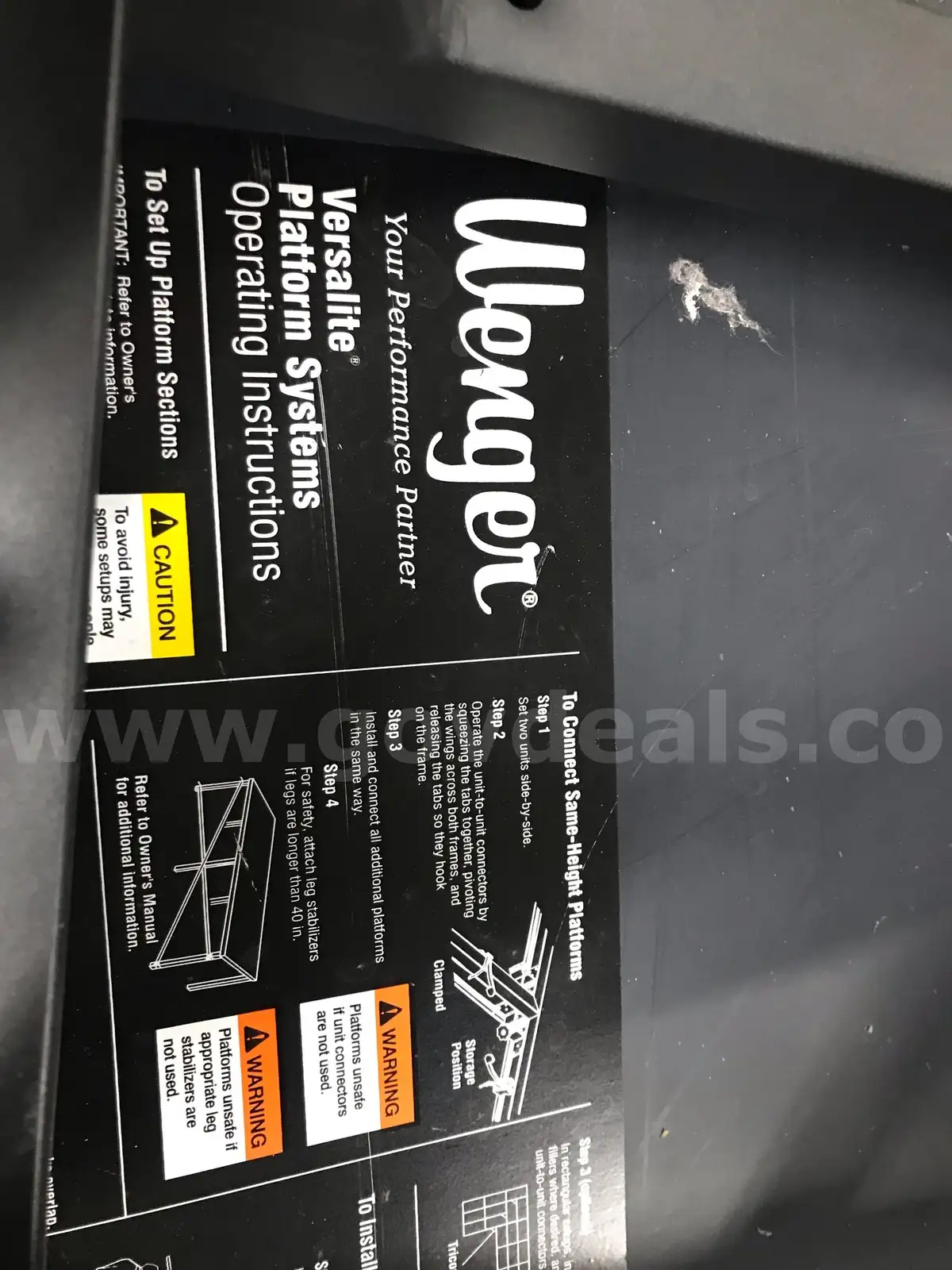 Wenger - Versalite Platform Systems | AllSurplus