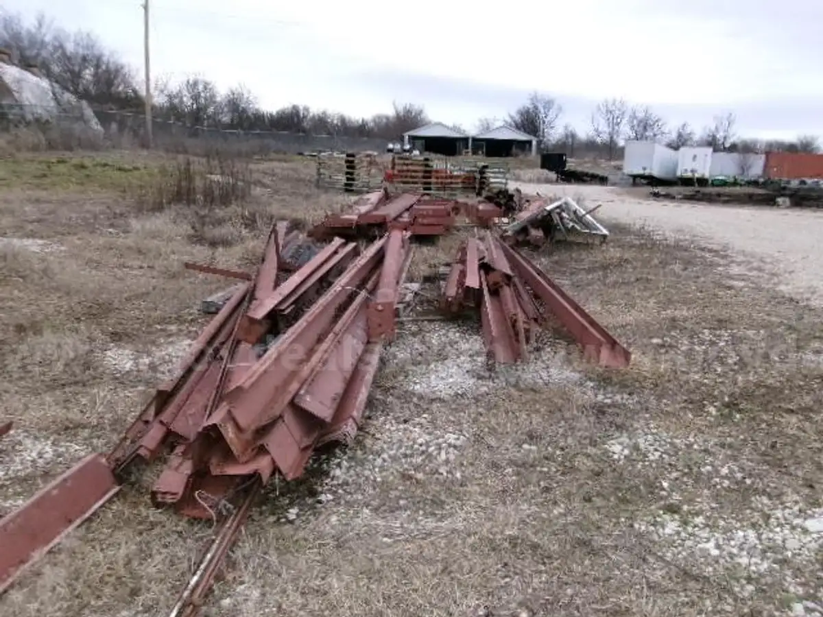 Lot of One Disassembled Used Metal Sided Steel Building. | AllSurplus