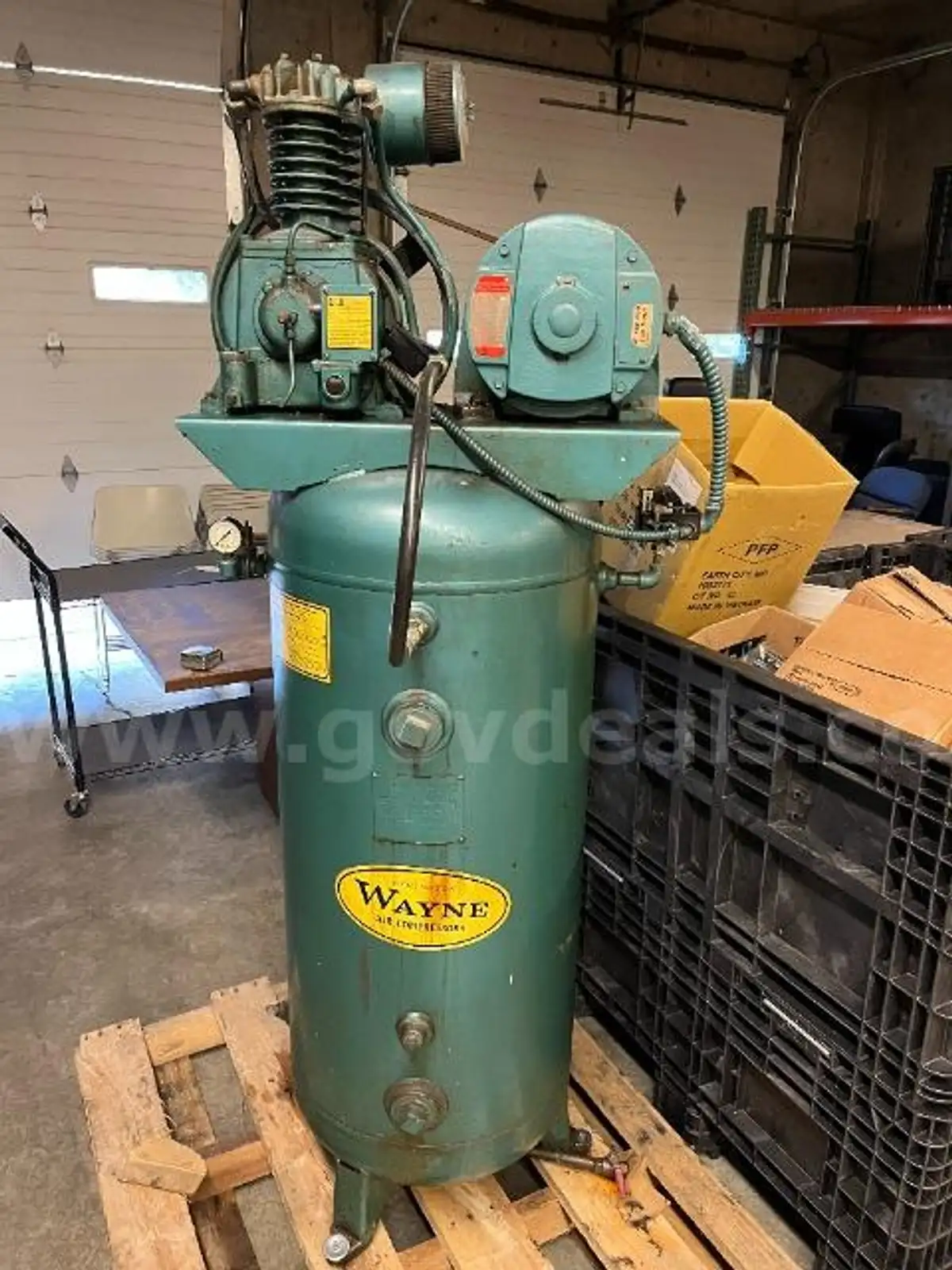 Lot of (1) Wayne Air Compressor Unit. | AllSurplus