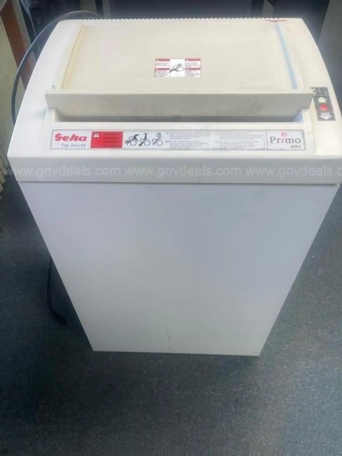 (1) GEHA-PRIMO SHREDDER | GovDeals
