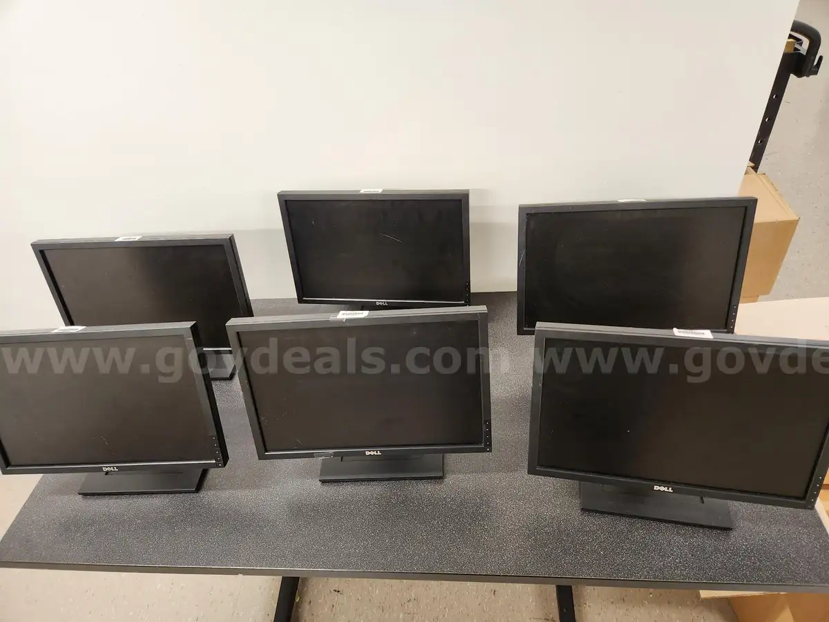 6 Dell E1910 Flatpanel Monitors | AllSurplus