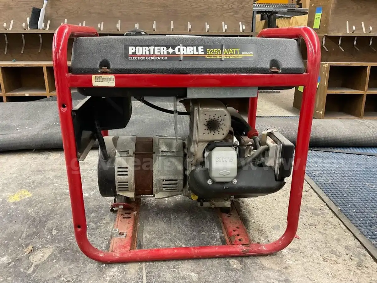 Porter Cable Generator | AllSurplus