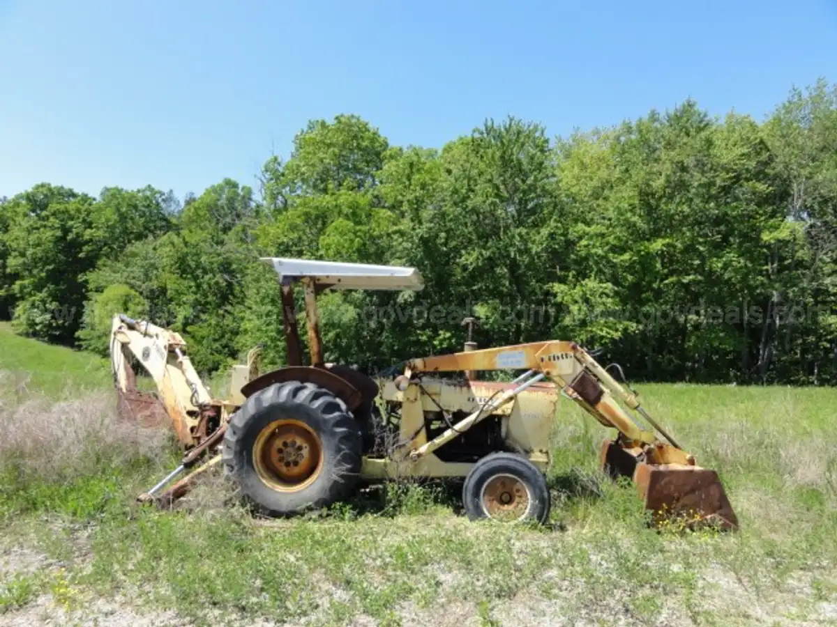 1975 ford 4500 industrial tractor with backhoe | GovDeals