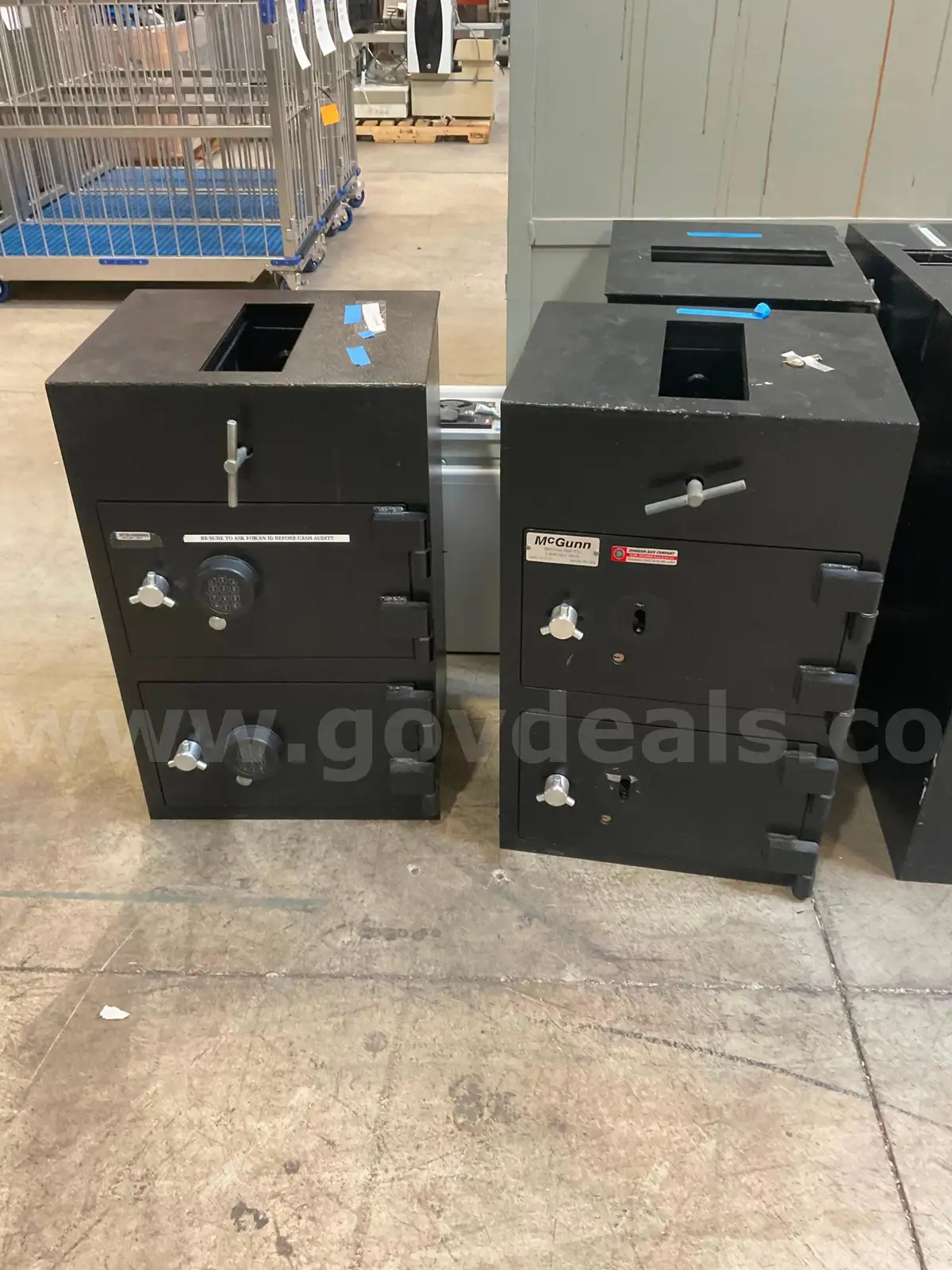 Lot of 2 McGunn Safes | AllSurplus