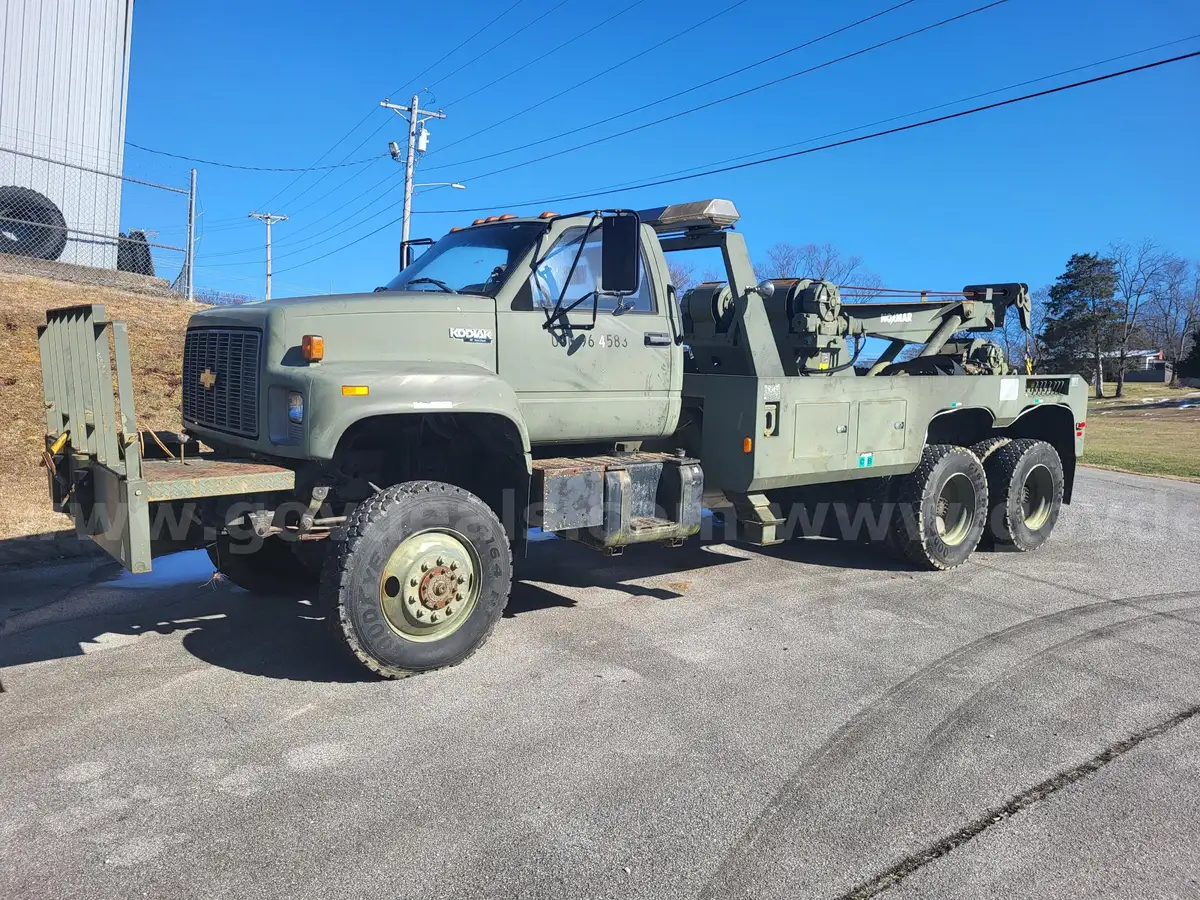 1995 CHEVROLET 6X6 25 TON NOMAR WRECKER | AllSurplus