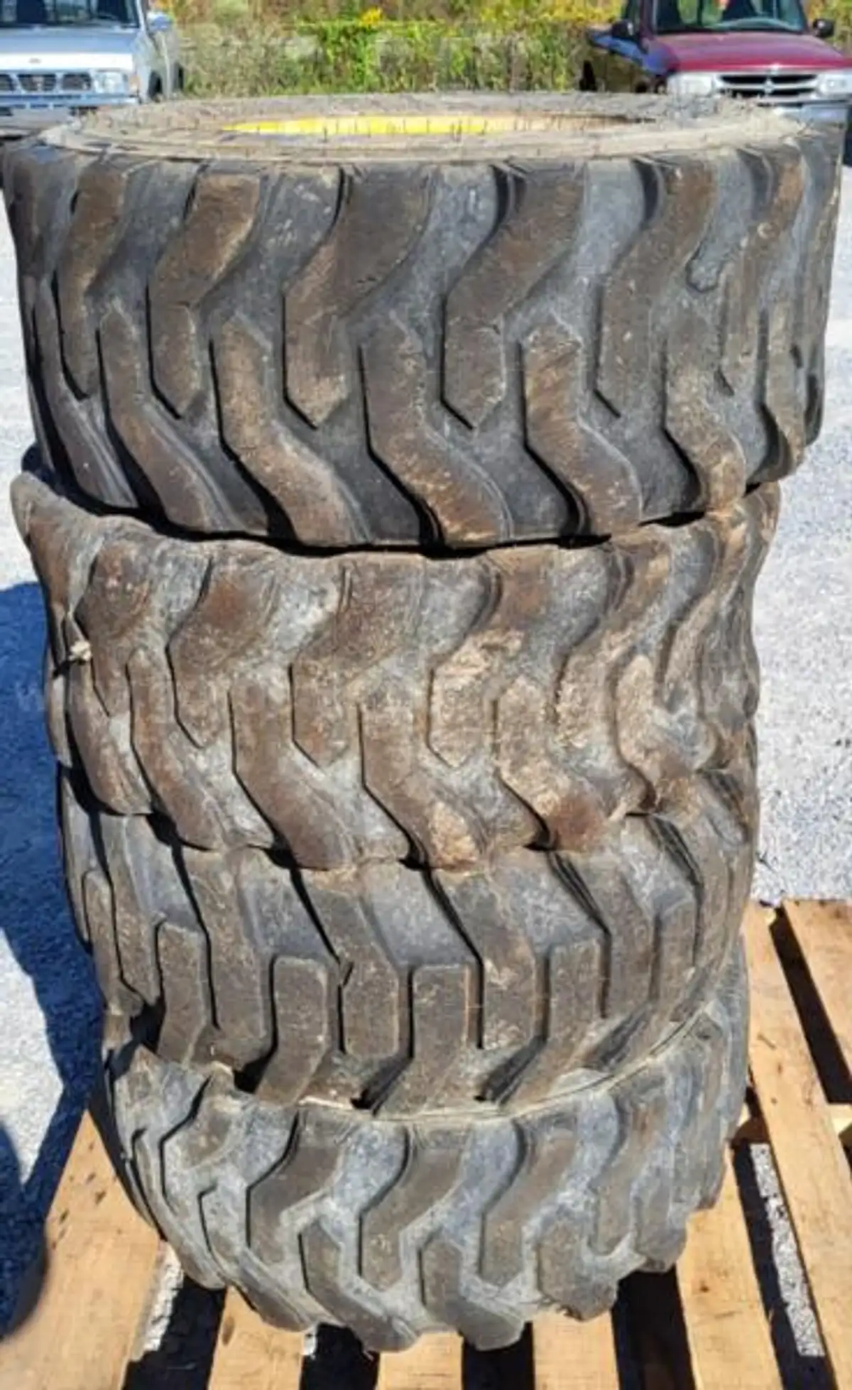 4- USED 12/16.5 SKID STEER TIRES | AllSurplus
