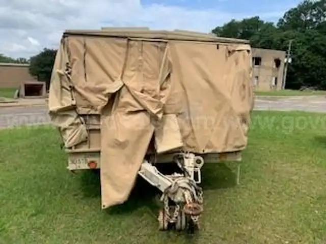 Mobile Military Kitchen Trailer (Tan) | AllSurplus