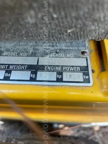 Walker Mower 2019 | GovDeals