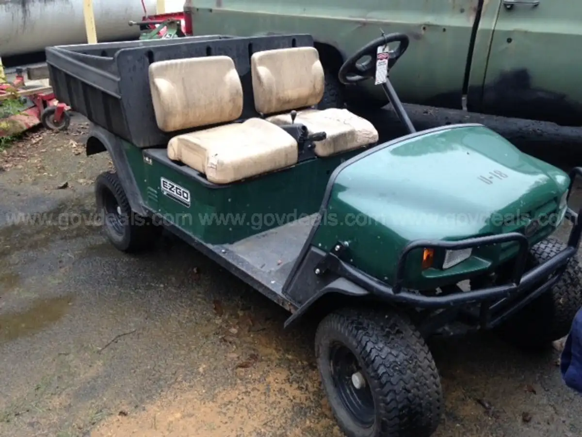 EZ-Go ST Utility Cart | GovDeals