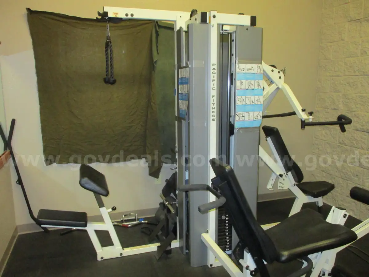 Used Pacific Fitness Catalina 3 Station Home Gym | GovDeals