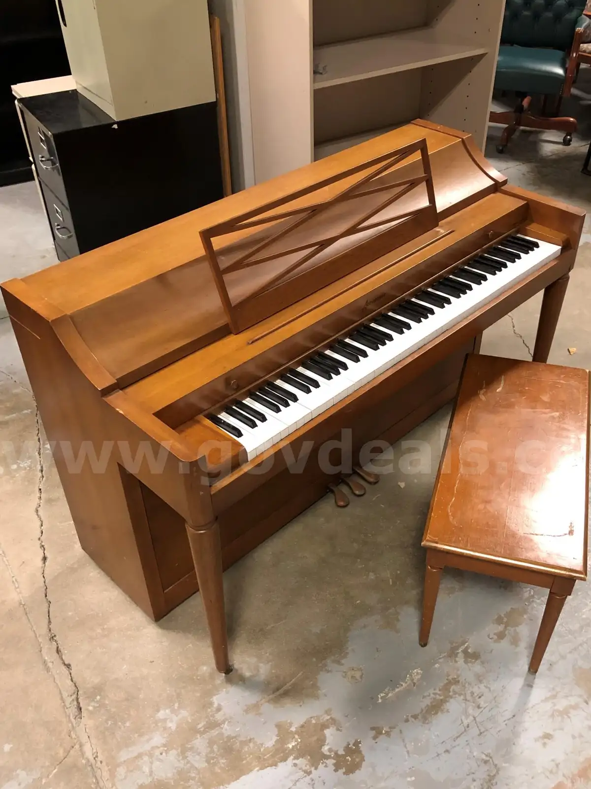 1962 Baldwin Acrosonic Spinet Piano | AllSurplus