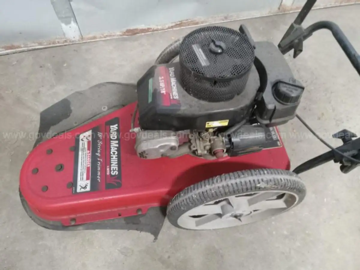YARD MACHINES, 3.5 Hp, Walk Behind String Trimmer | AllSurplus