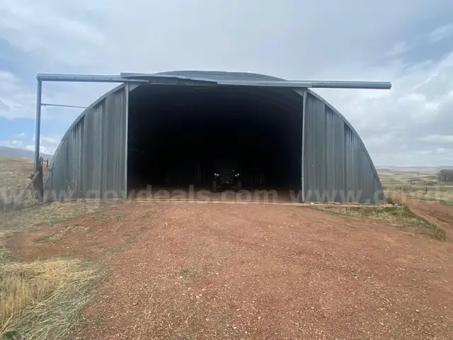 1999 Steel Quonset Storage Building | AllSurplus