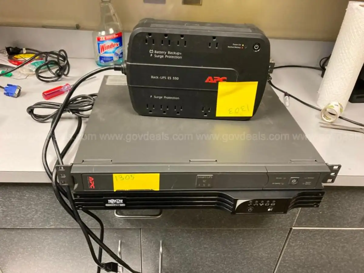 Lot of 3 Battery Backup Units | AllSurplus