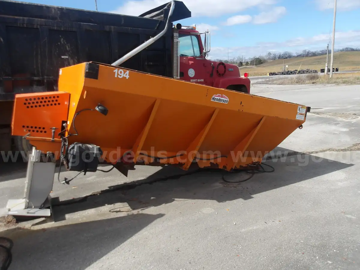 Henderson Salt Sand Spreader | AllSurplus