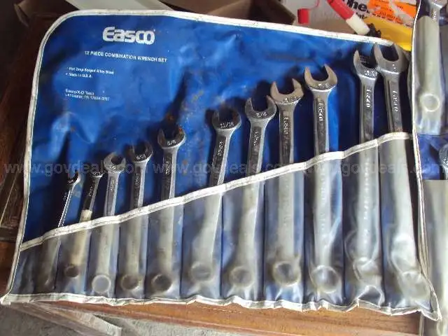 EASCO WRENCH SETS STANDARD AND METRIC | GovDeals