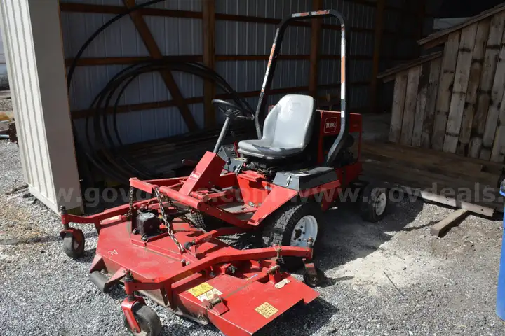 Toro Groundmaster Riding Lawnmower | GovDeals