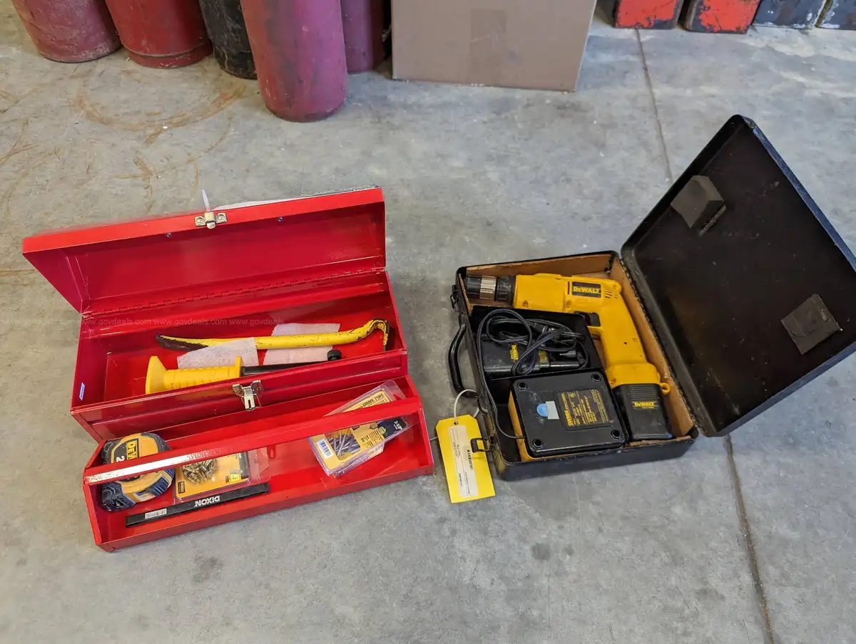 Dewalt Powder Hammer, Old Dewalt Drill | AllSurplus