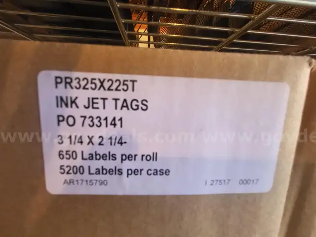 Ink Jet Tags | AllSurplus