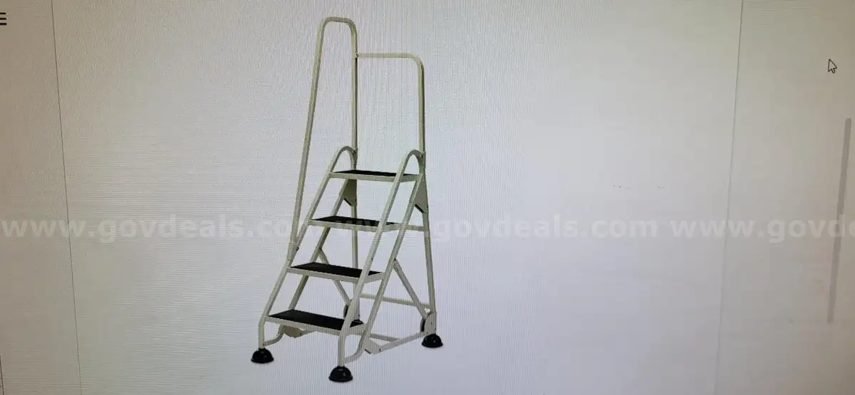 Cramer Four Step Ladder with Handrail- New Old Stock | AllSurplus