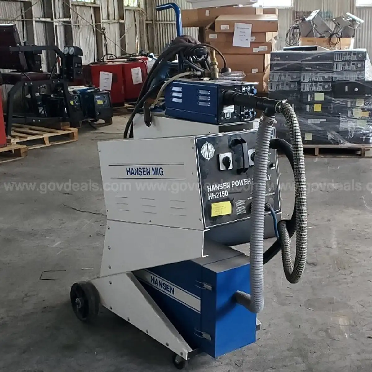Henning Hansen HH2180-97 Mig Welder with HH2150 Power Supply | GovDeals