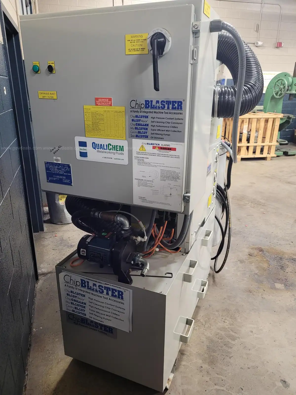 2015 Chipblaster High Pressure Coolant System G359 | GovDeals