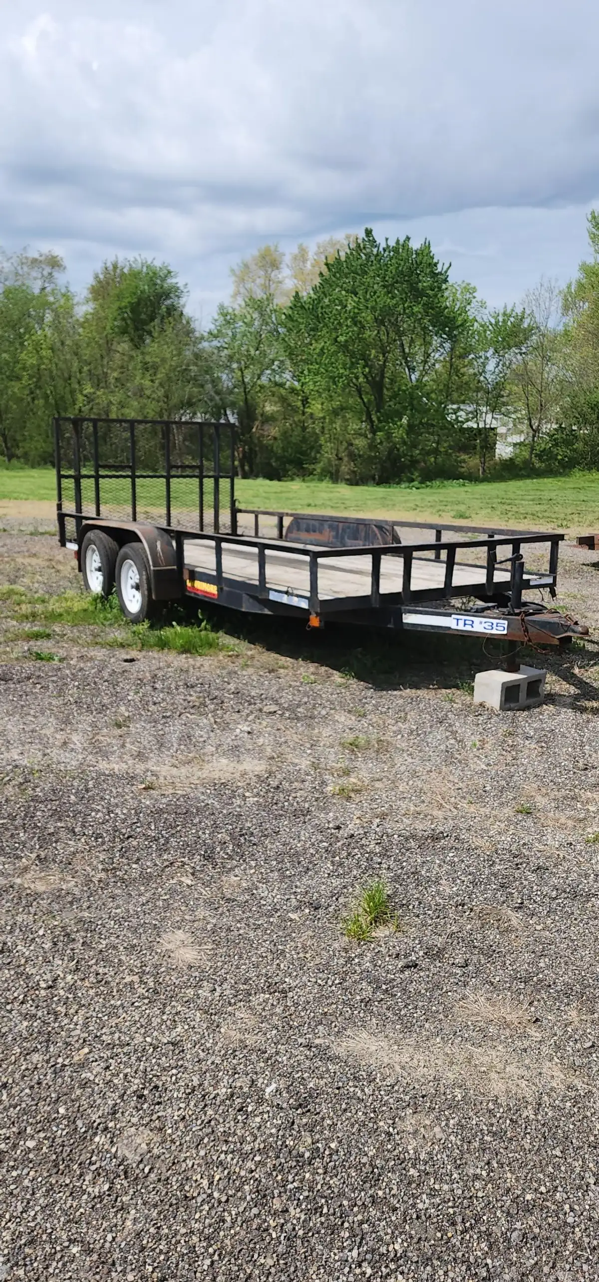 16 foot tandem axle landscape trailer | AllSurplus