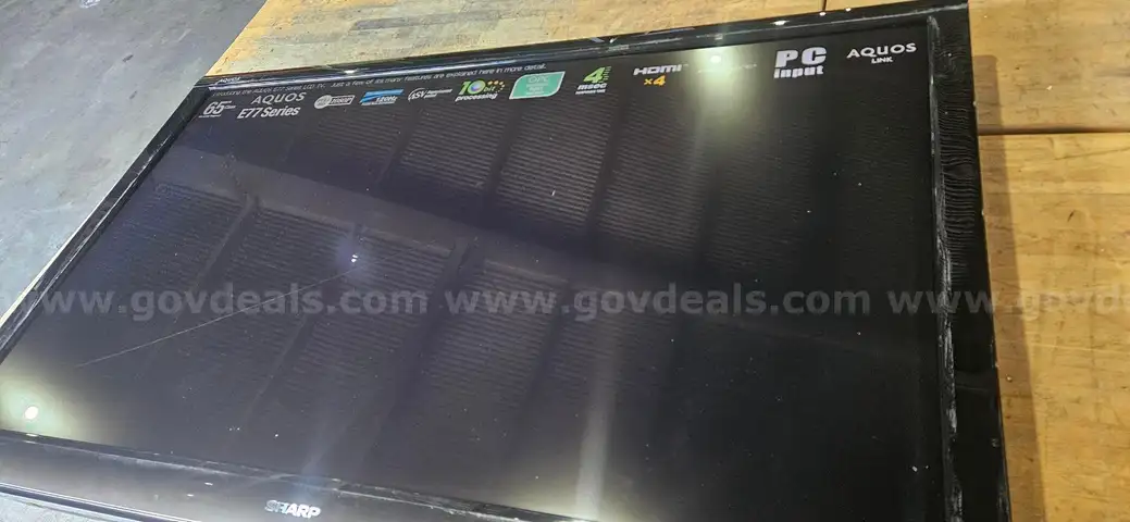 (1) Aquos / Television by Sharp | GovDeals