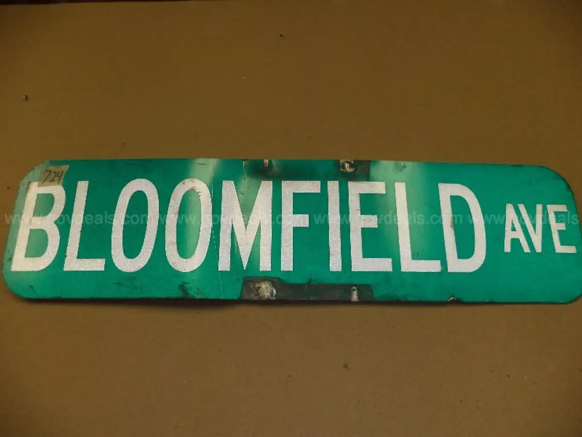 Bloomfield_724 Street Sign | GovDeals