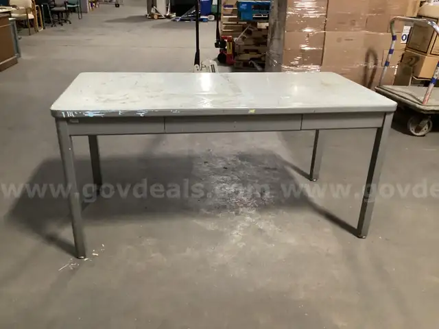 Steelcase Work Table. | GovDeals