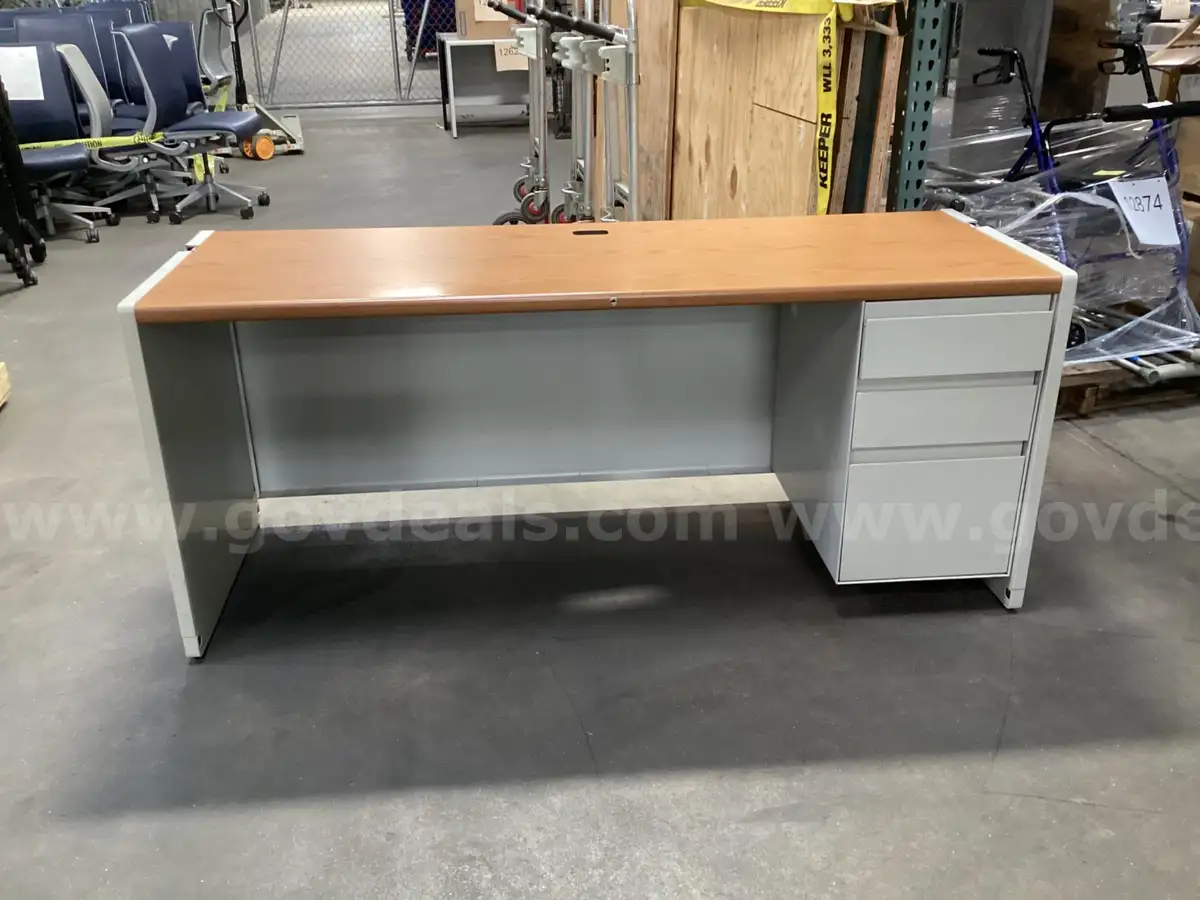 Steelcase Desk. | AllSurplus