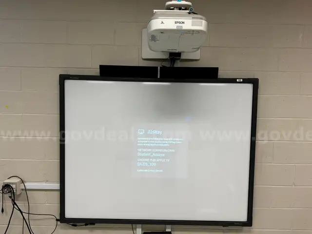 Lot of 9 Promethean Boards, projectors and equipment | AllSurplus