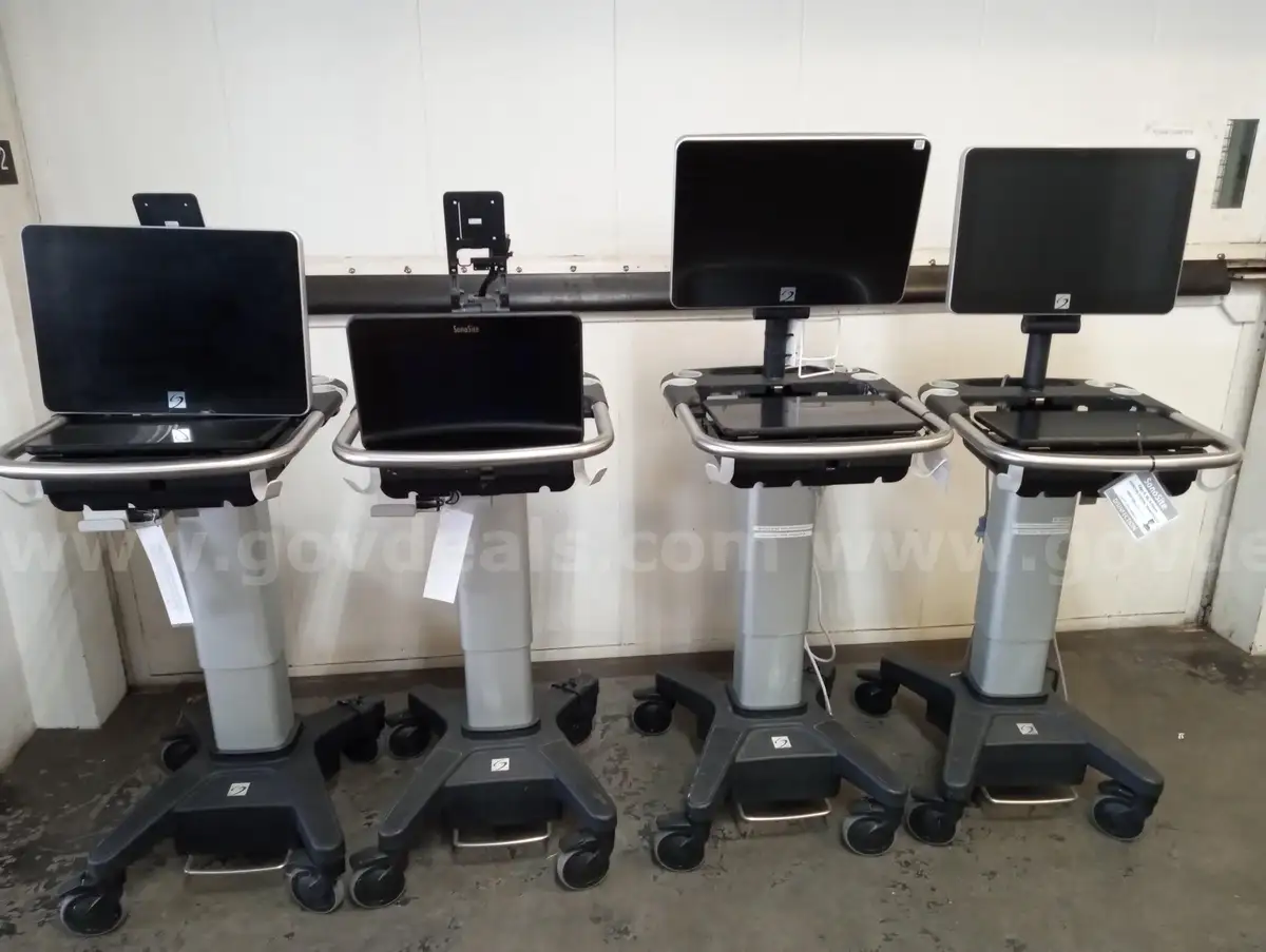 TEN (10) SONOSITE STANDS. VARIOUS MODELS | AllSurplus