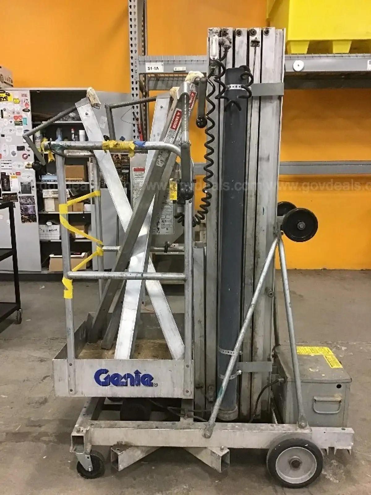 Genie Personnel Lift, Model PLC-24 | AllSurplus
