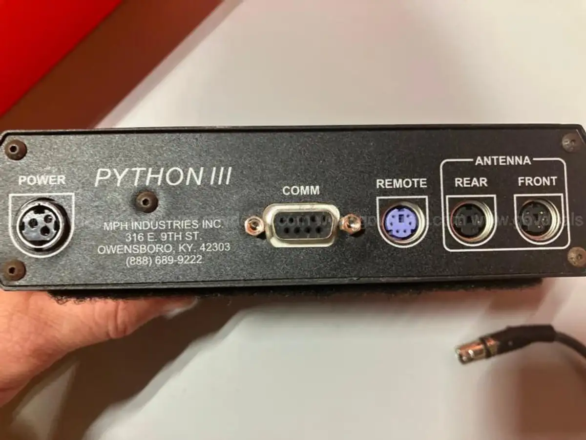MPH Python III mobile radar unit | GovDeals