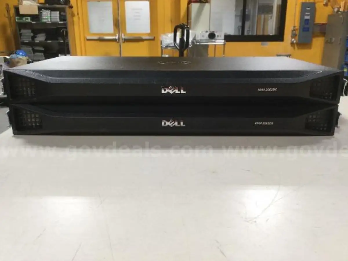 Lot of 2 Dell PowerEdge KVM 2162DS (North American Bidders Only ...